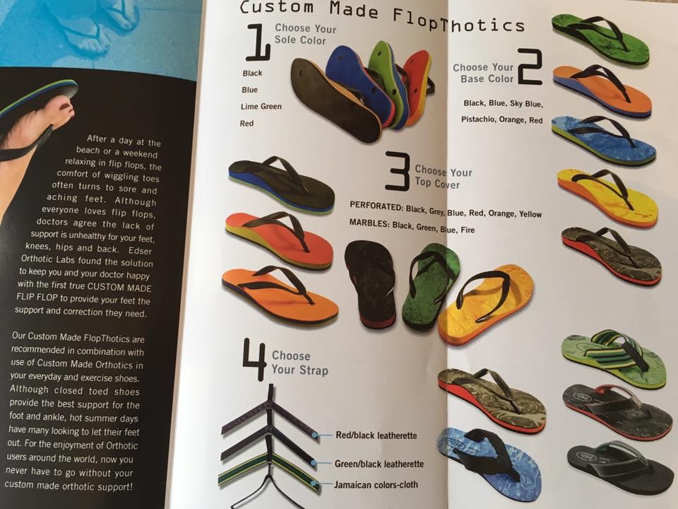 Flopthotics – Custom Made Flipflops – Kent Foot & Ankle Clinic